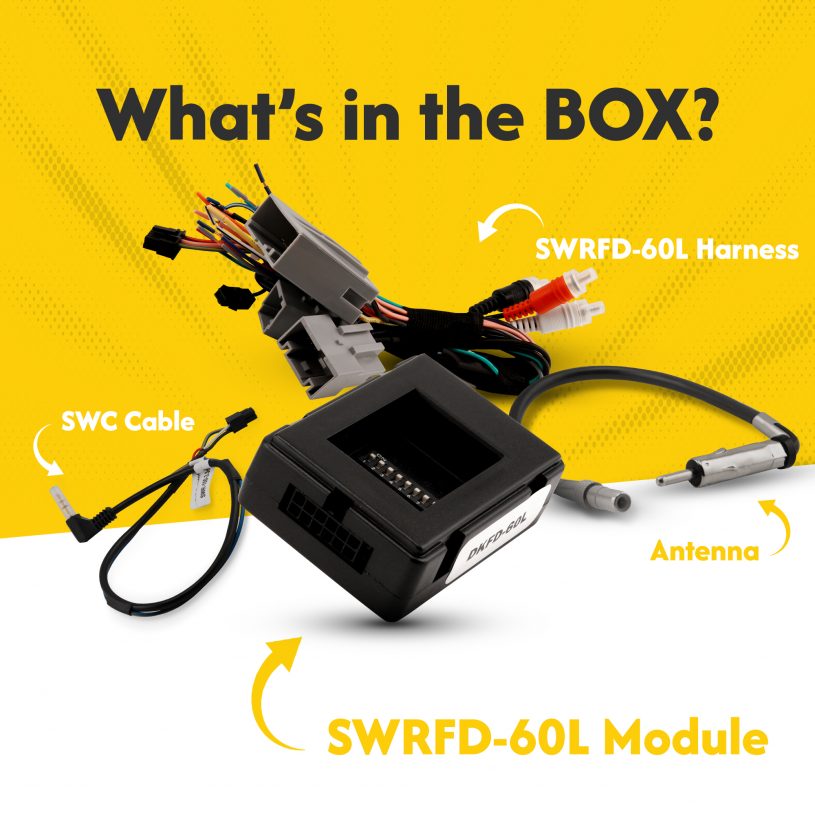 SWRFD-60L | Radio Replacement w/ SWC Retention for Ford, Lincoln ...