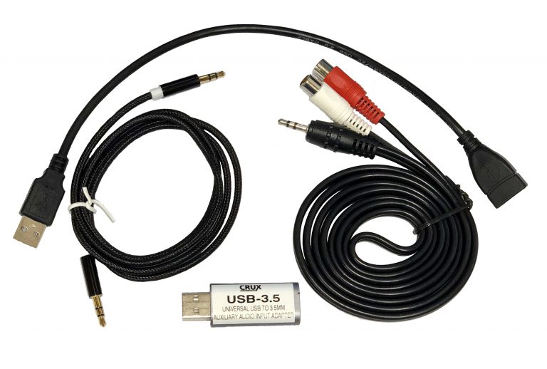 USB-3.5 | Universal USB to 3.5mm Auxiliary Audio Input Adaptor | CRUX ...
