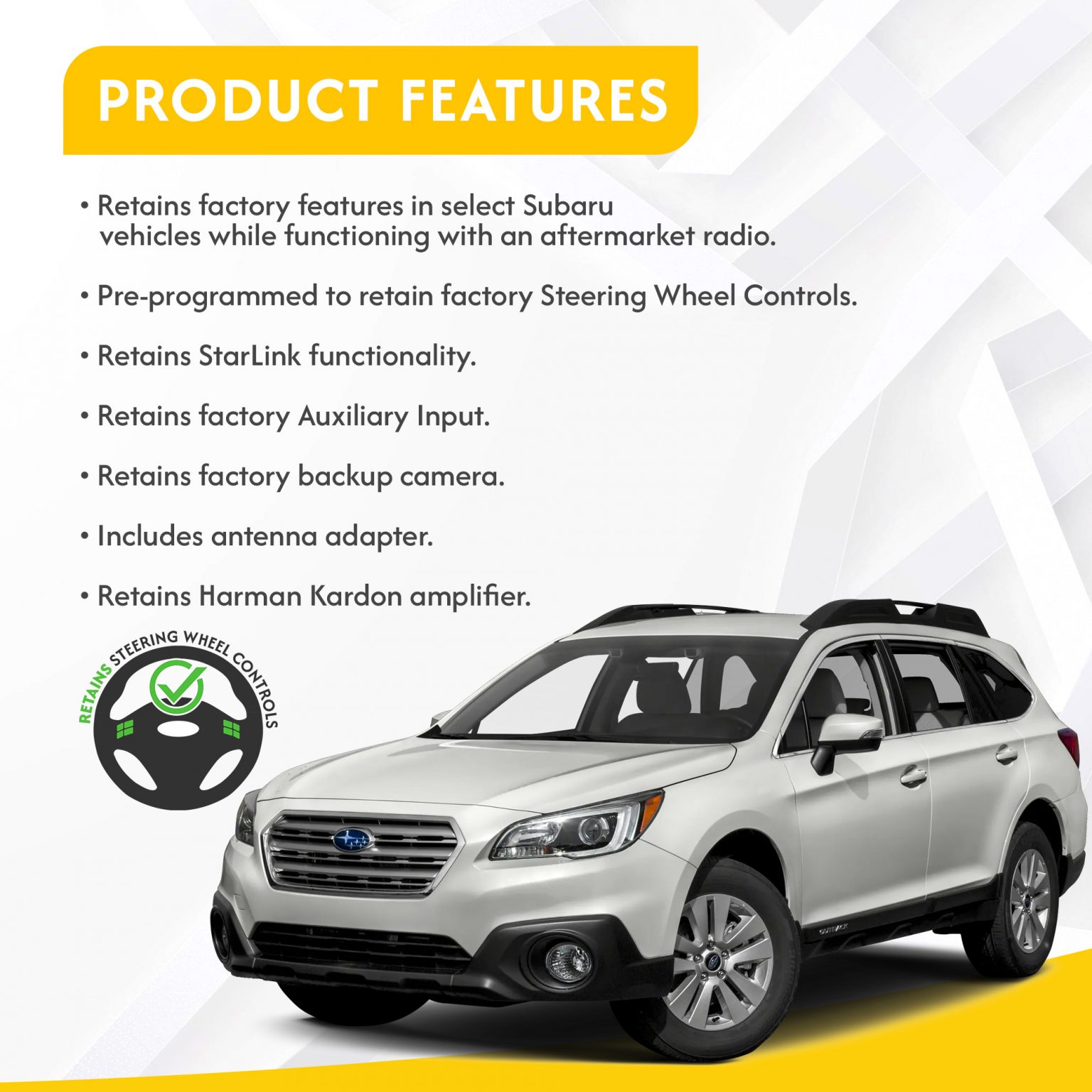 SWRSU-38E | Radio Replacement with Steering Wheel Control Retention for ...